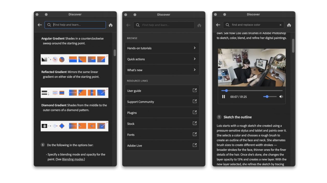 เรียน Photoshop ไวขึ้น ด้วย Discover Panel - DozzDIY